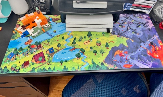 Drop + Chasing Artwork Your Journey Begins Desk Mat | Battlestations ...