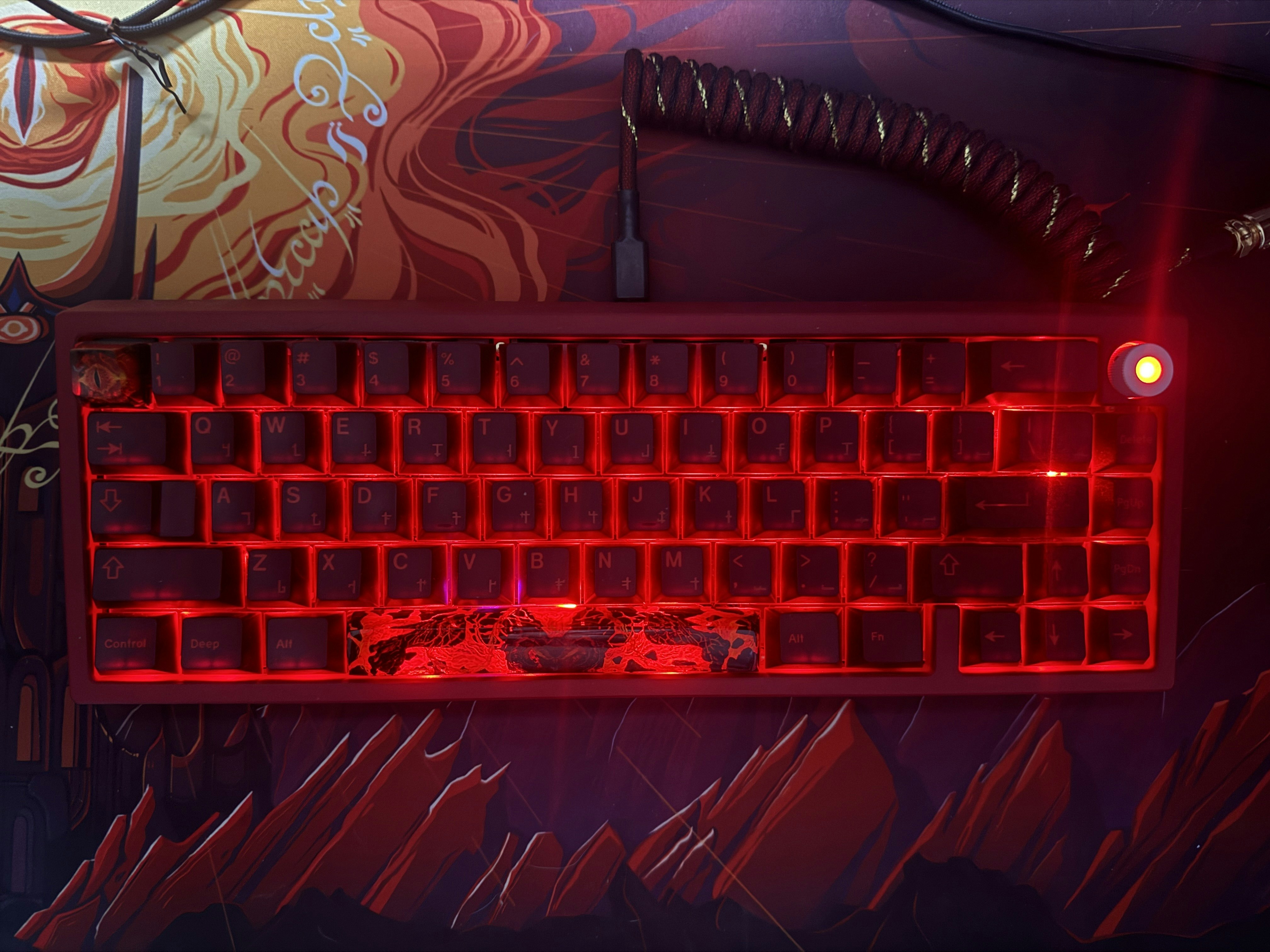 Drop + The Lord of the Rings™ Balrog and Mithrandir Artisan Keycap and ...