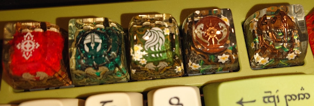 Drop + The Lord of the Rings™ Rohan™ Artisan Keycap | Mechanical ...