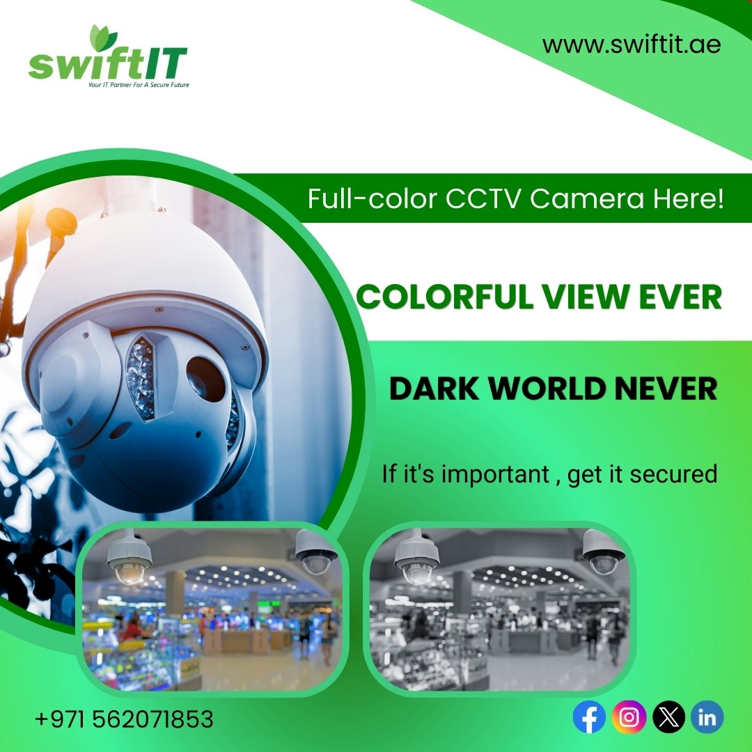 Full-Color CCTV Camera: See Everything, Even in the Dark! | Drop