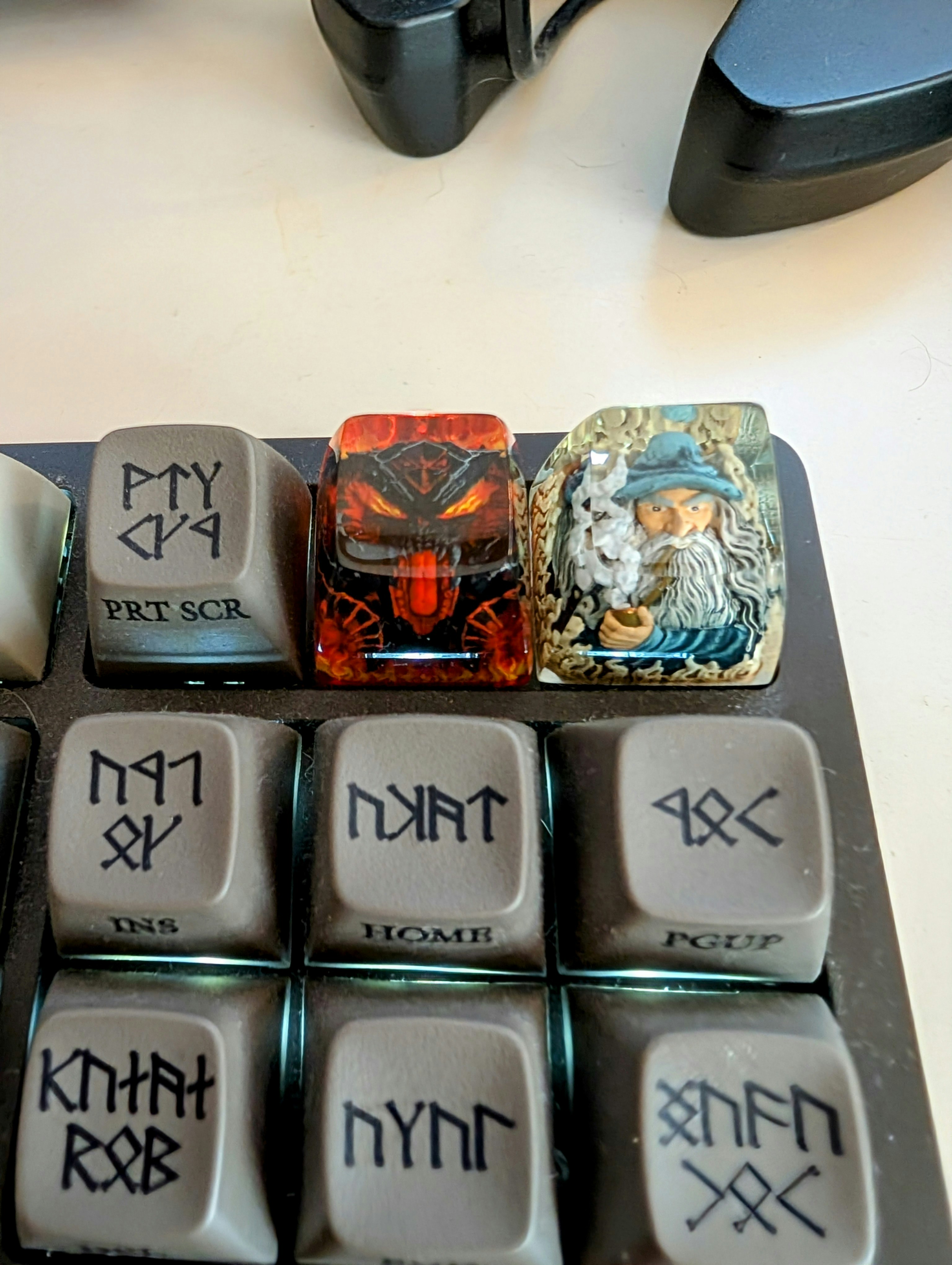 Drop + The Lord of the Rings™ Balrog and Mithrandir Artisan Keycap and ...