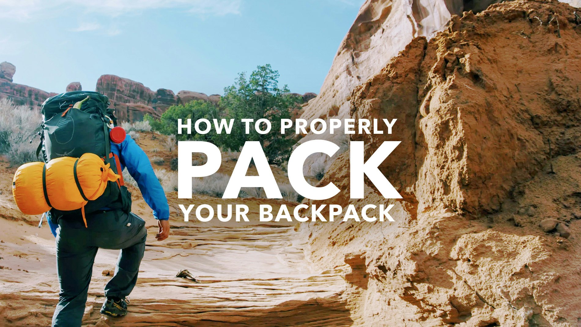 How To Properly Pack Your Backpack | Drop
