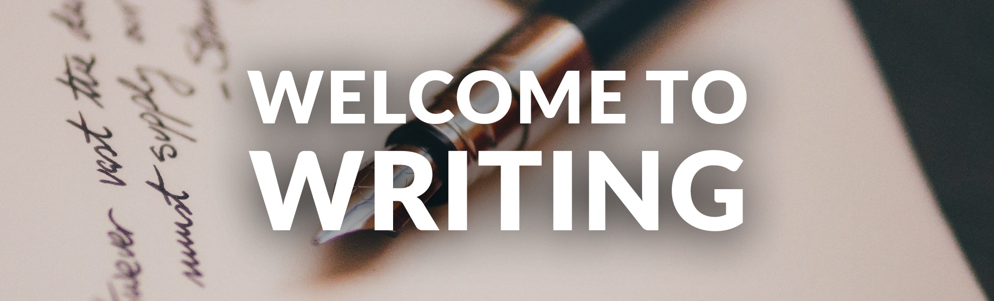 Welcome to the Writing Community | Drop