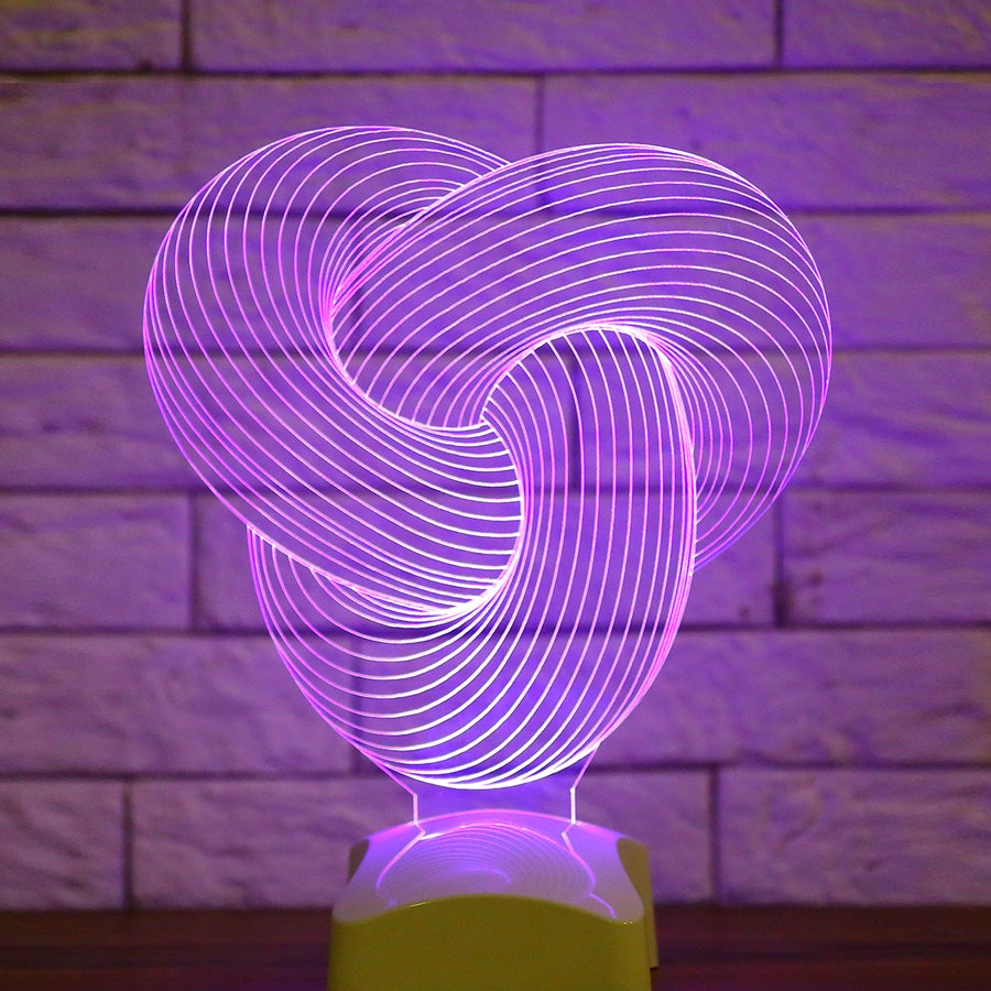 3D Geometric Illusion Lamps | Artwork | Drop