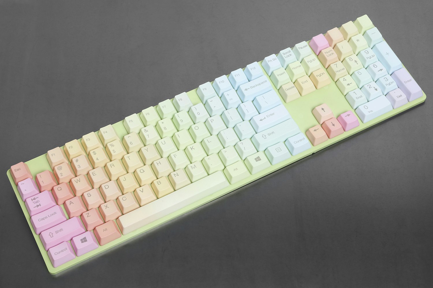 NPKC PBT Rainbow Keycaps | Price & Reviews | Drop (formerly Massdrop)