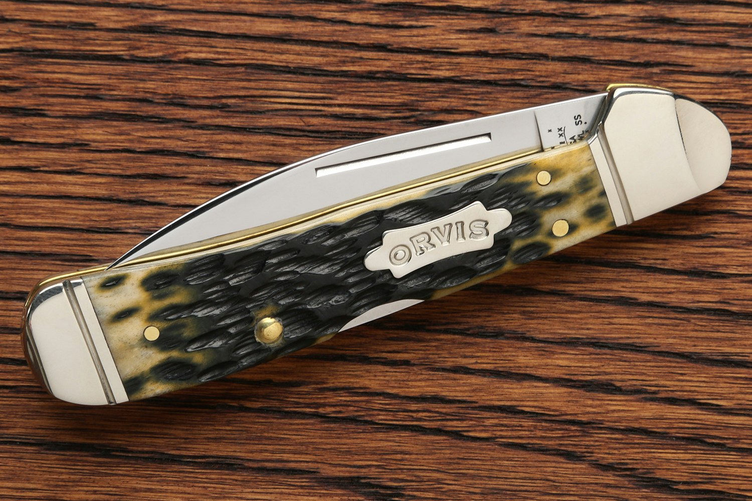 Case Orvis Olive Green Bone Copperlock | Knives | Non Locking Knives | Drop