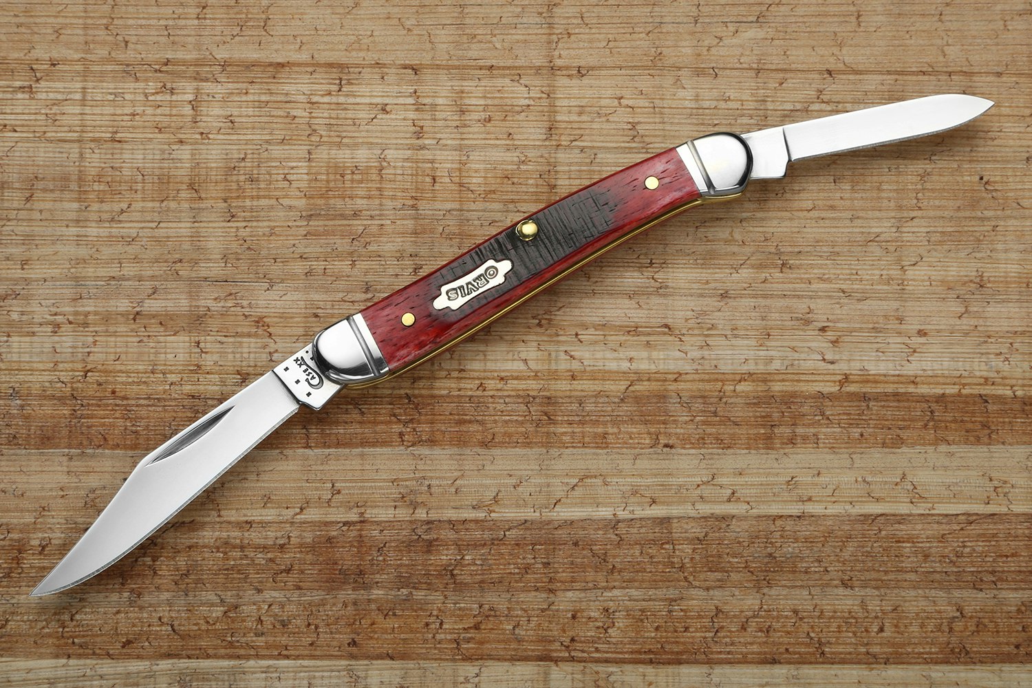 Case Orvis Sawcut Old Red Bone Mini Copperhead | Knives | Non Locking ...