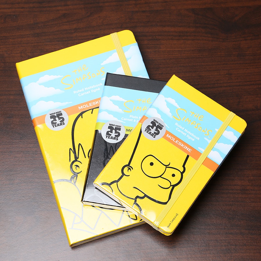 Simpsons Moleskine Notebooks (3-Pack) | Drop