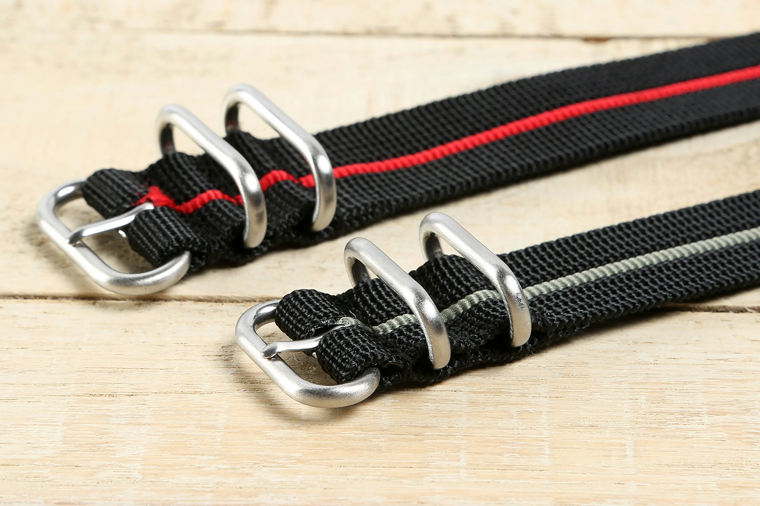 Maratac Striped Zulu Strap (2-pack) | Watch Straps | Drop