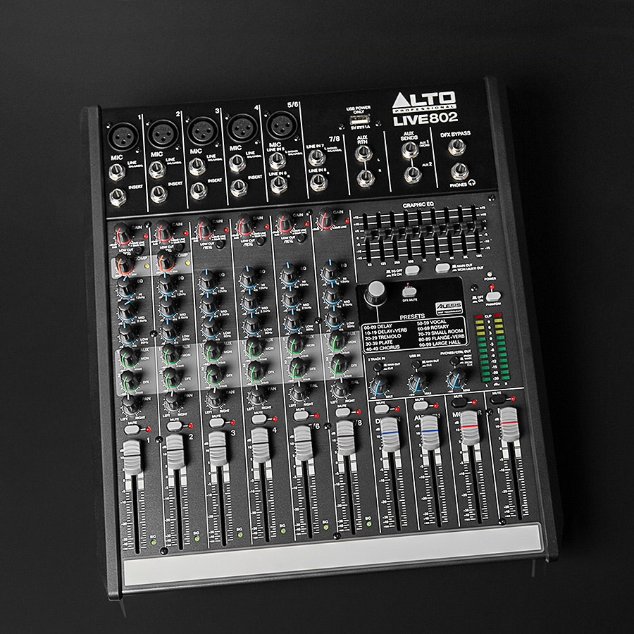Alto Professional Live 802 8-channel, 2 bus Mixer Discussions ...