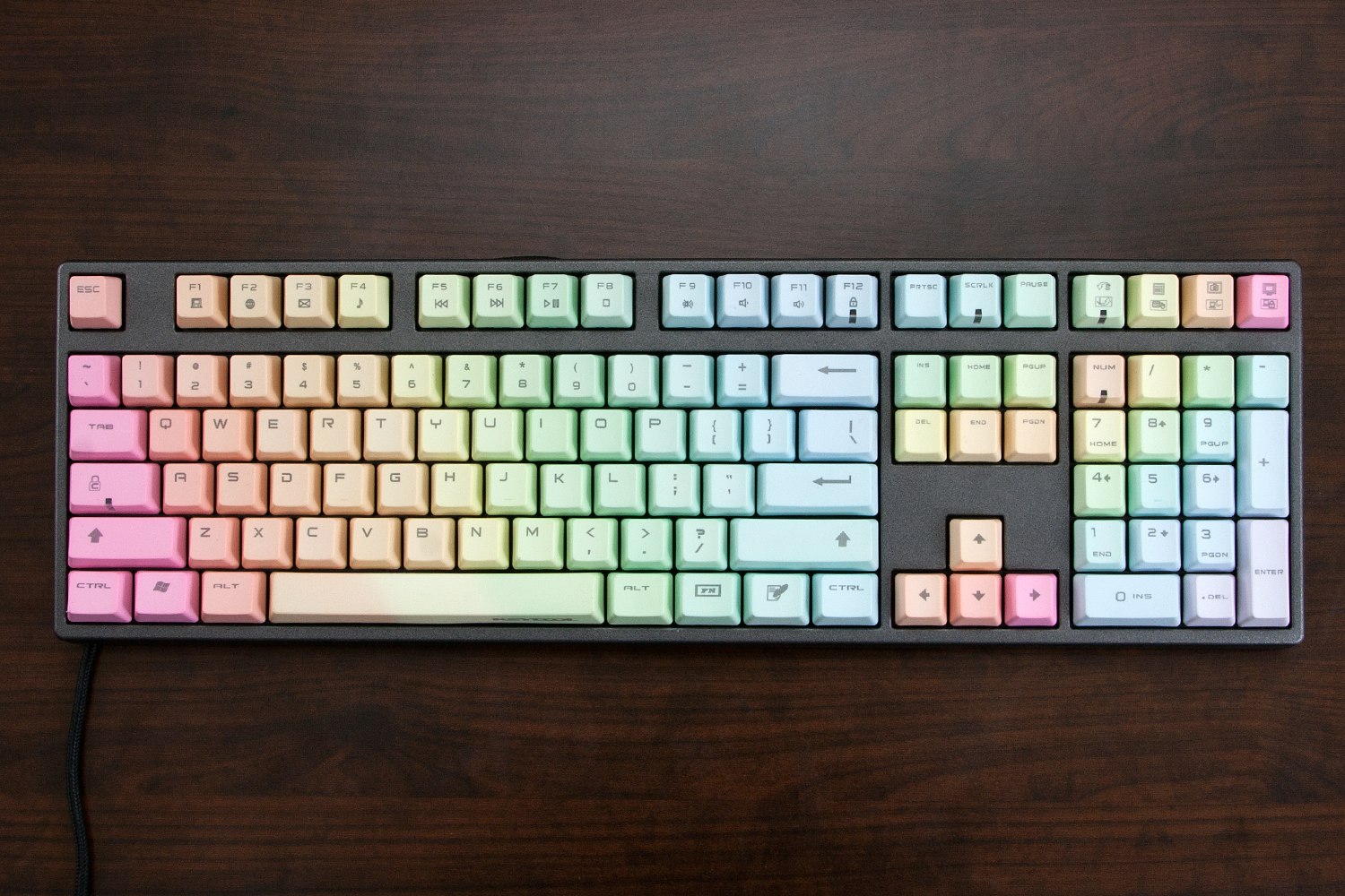 Keycool Rainbow Keycaps | Mechanical Keyboards | TKL Mechanical ...