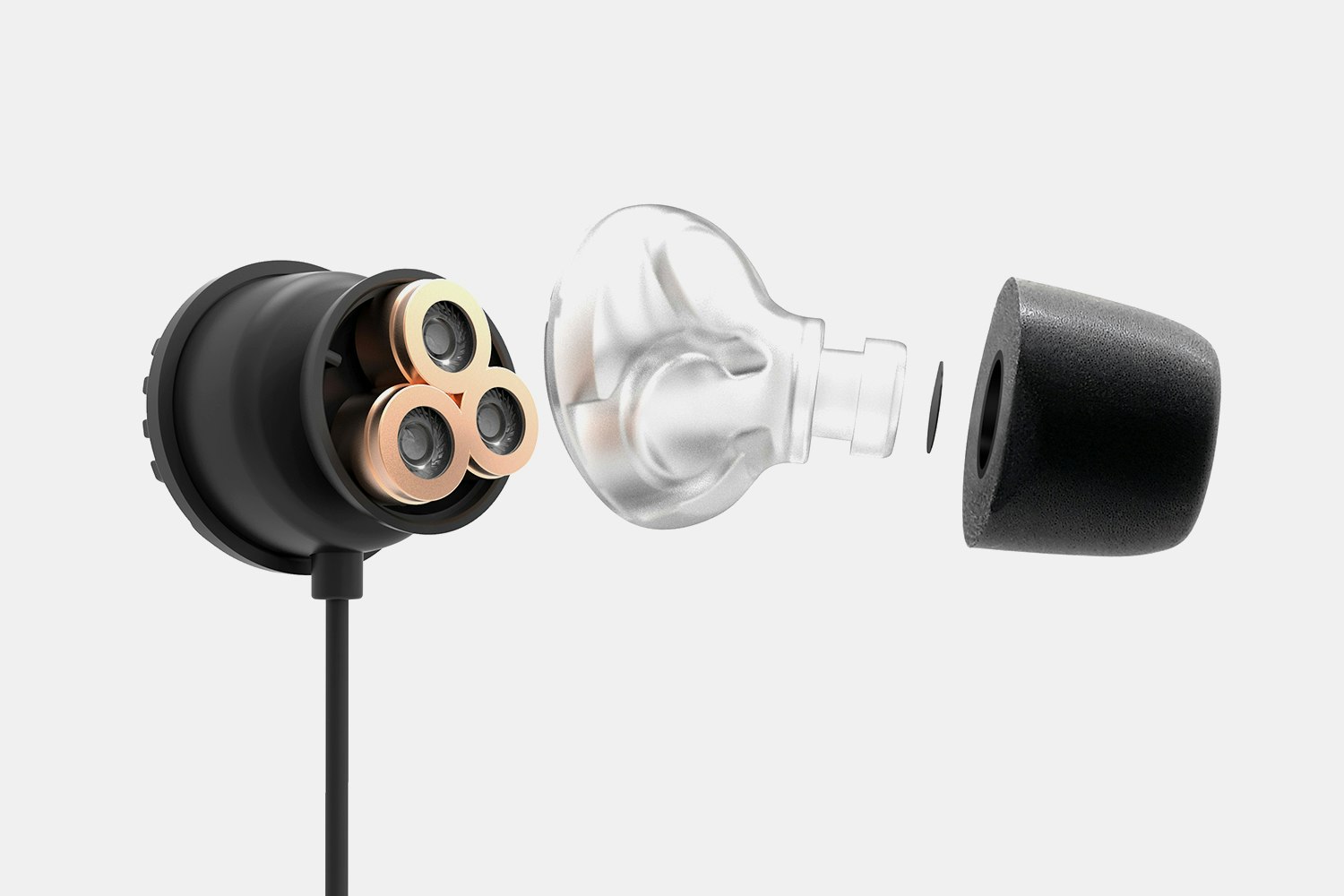 NSMO 3D Triple-Driver Gaming IEM | Audiophile | Headphones | Universal ...