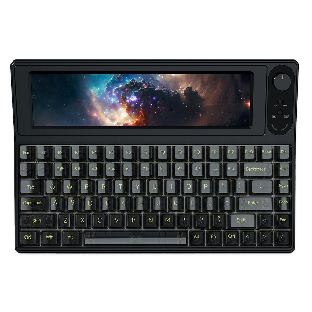AJAZZ AKP846 Smart Display Mechanical Keyboard - Black Details ...