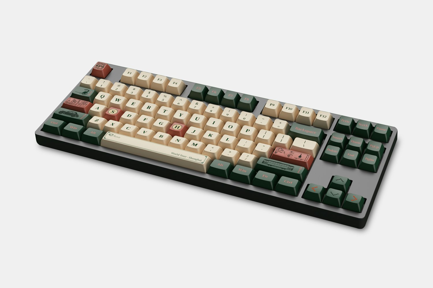 Akko World Tour Shanghai JDA Dye-Subbed PBT Keycap Set | Mechanical ...