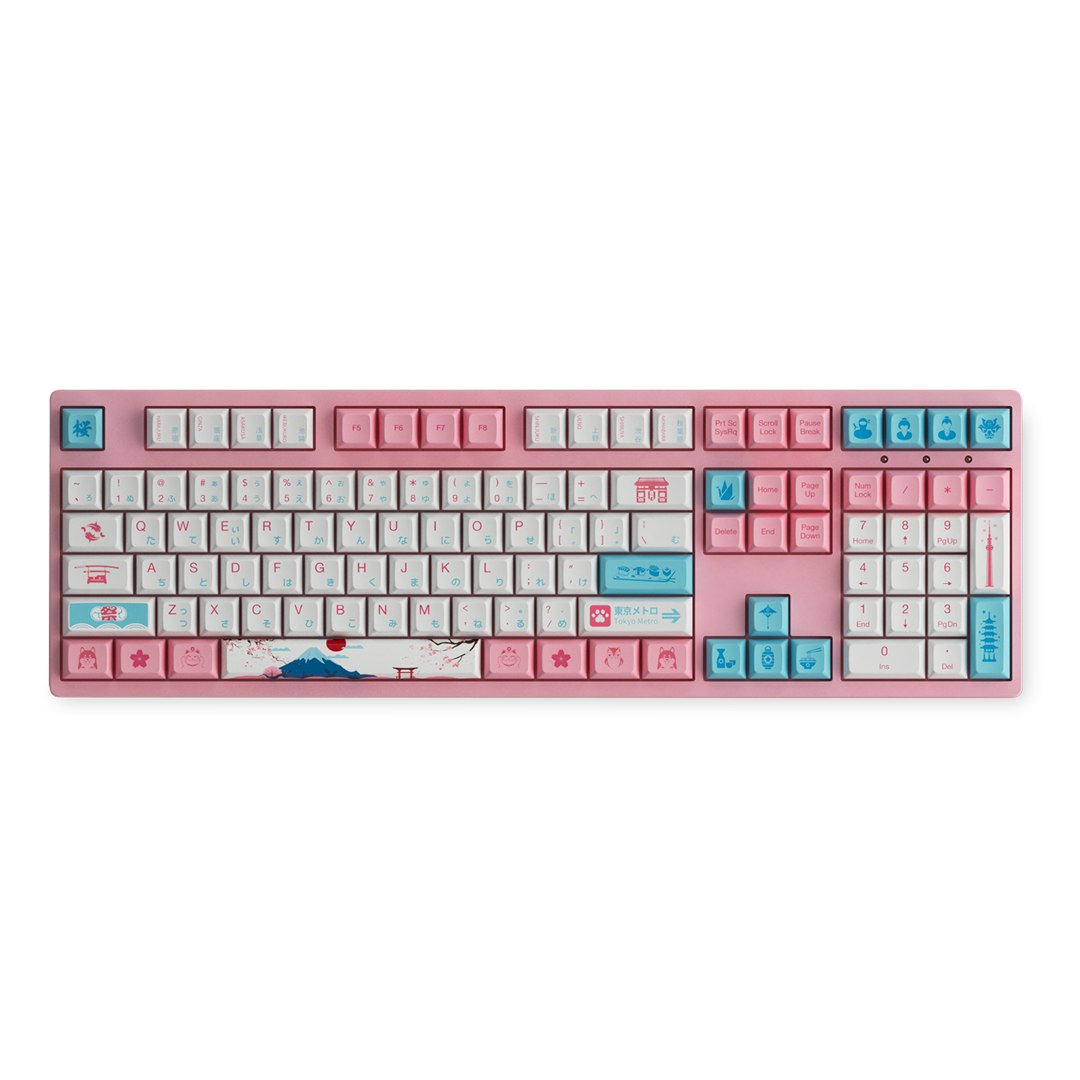 Akko World Tour Tokyo OSA Dye-Subbed PBT Keycap Set | Mechanical ...
