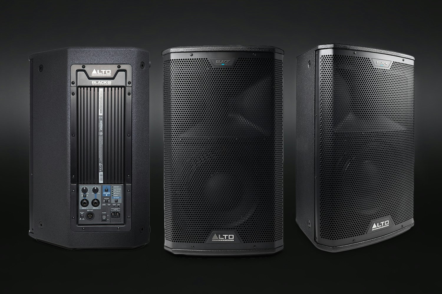 Alto Professional Black Loudspeakers | Audiophile | Speakers | Powered ...