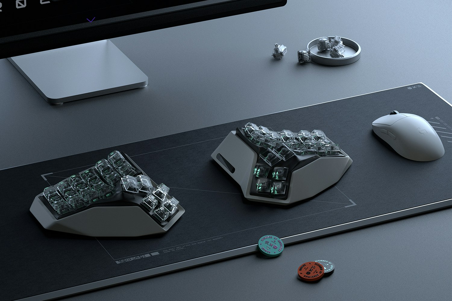 Angry Miao HATSU Wireless Split Ergonomic Keyboard | Mechanical ...