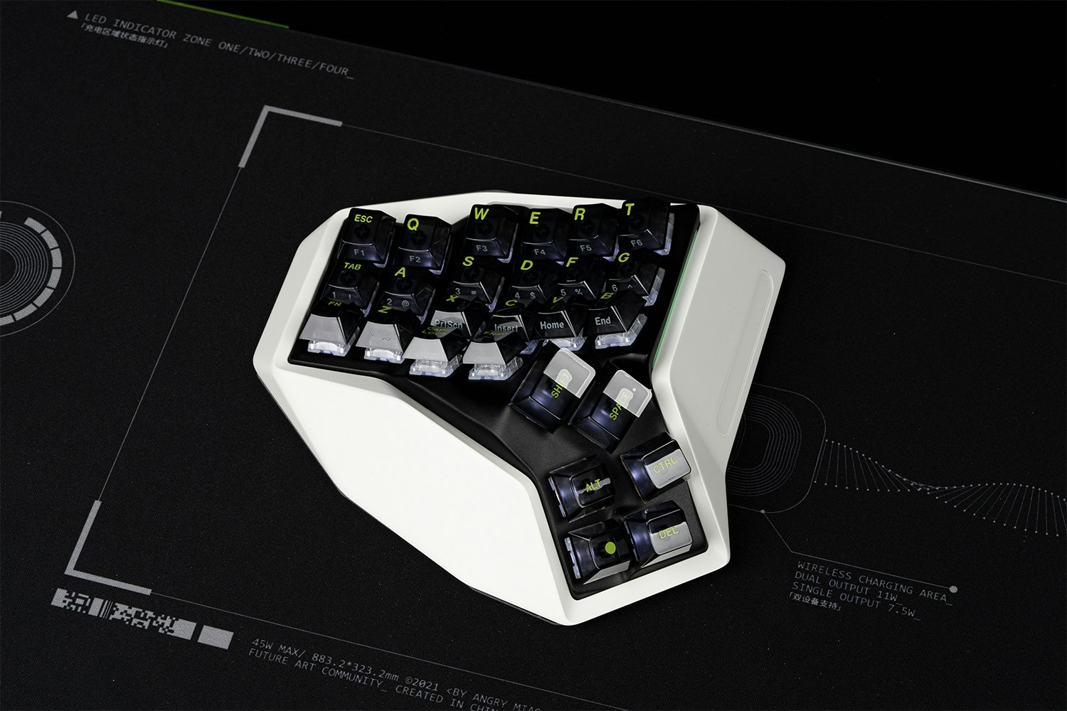 Angry Miao HATSU Wireless Split Ergonomic Keyboard | Mechanical ...