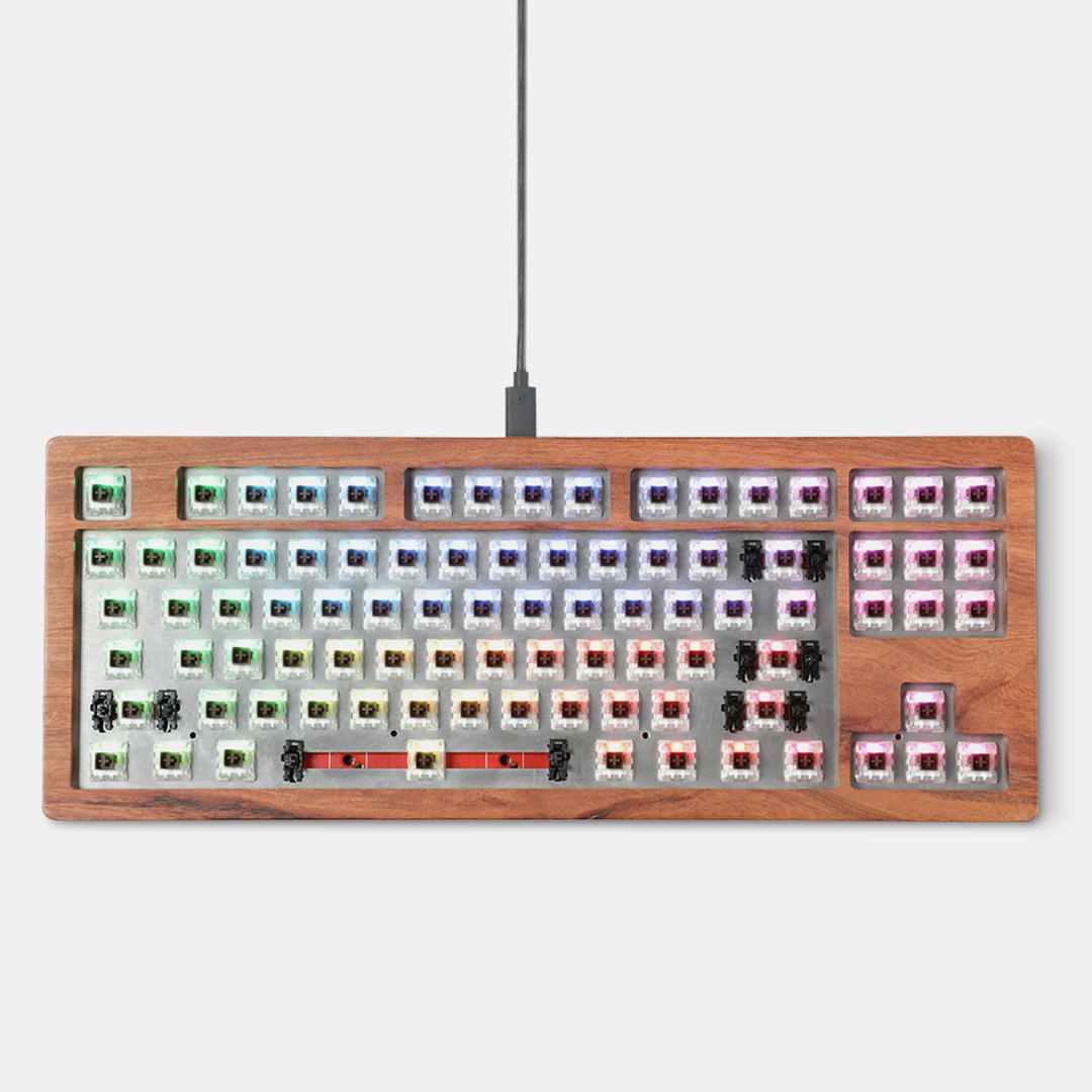 AoPo AP87 Wooden Mechanical Keyboard Kit | Mechanical Keyboards | TKL ...