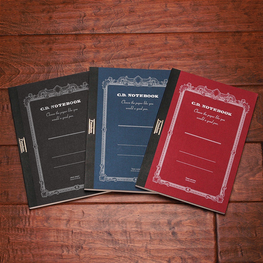 Apica Premium C.D. B5 Notebooks (3-Pack) | Paper | Drop