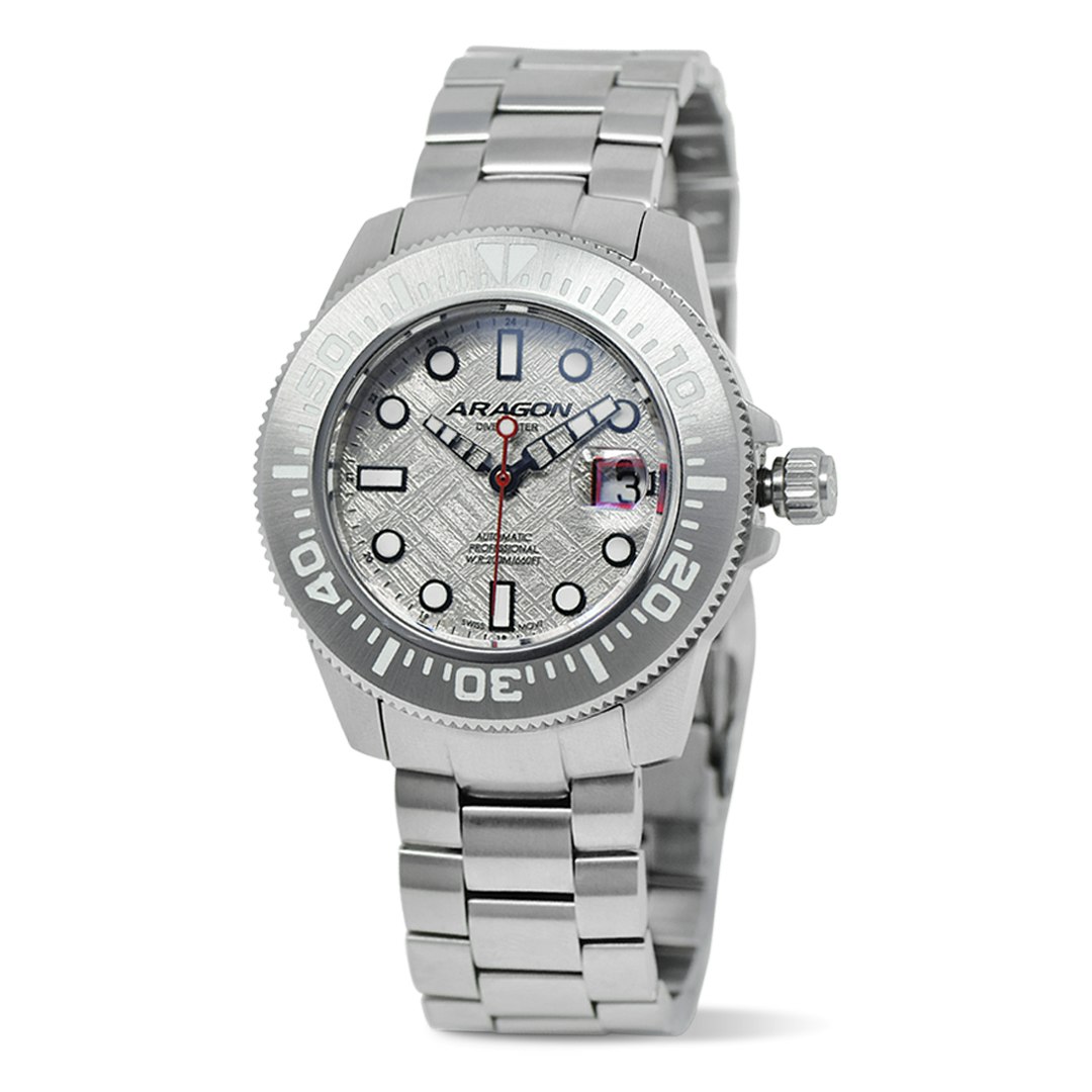 Aragon Watches Divemaster II Meteorite Automatic Details | Watches ...