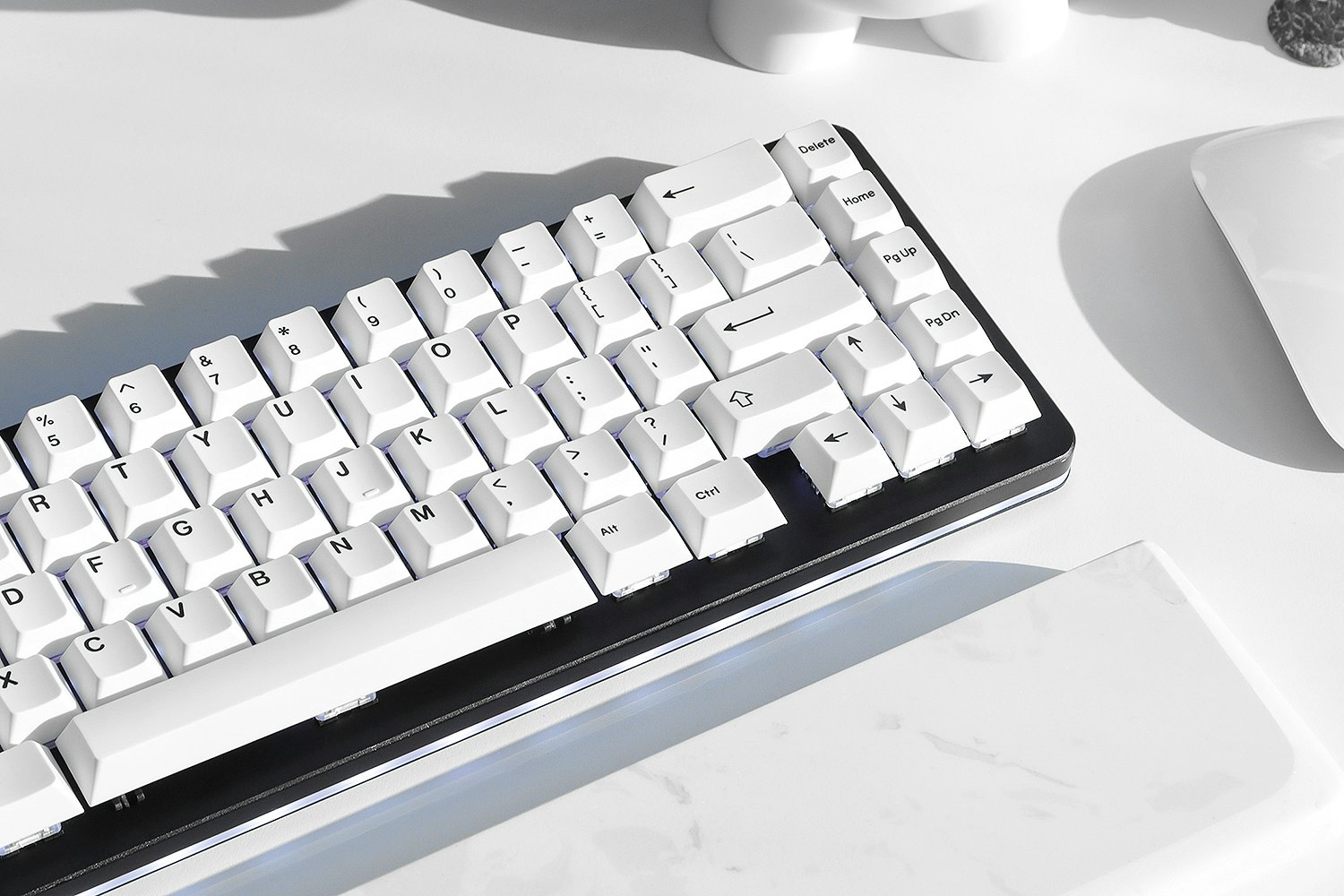 Artifact Bloom Series Keycap Set: Black on White | Mechanical Keyboards ...