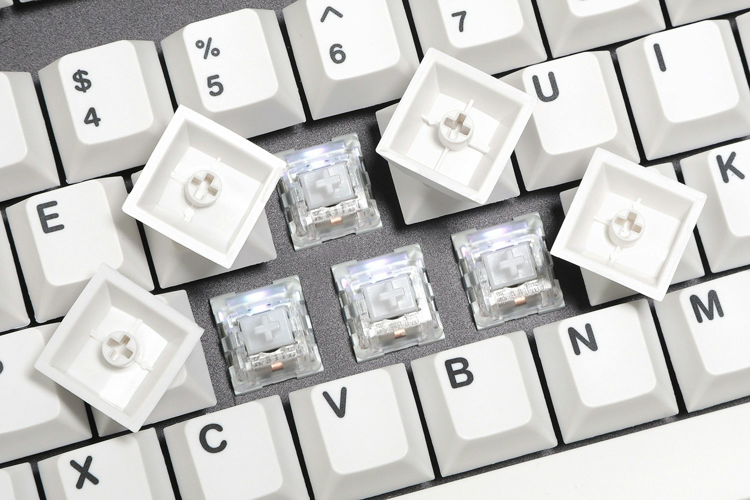 Artifact Bloom Series Keycap Set: Black on White | Mechanical Keyboards ...