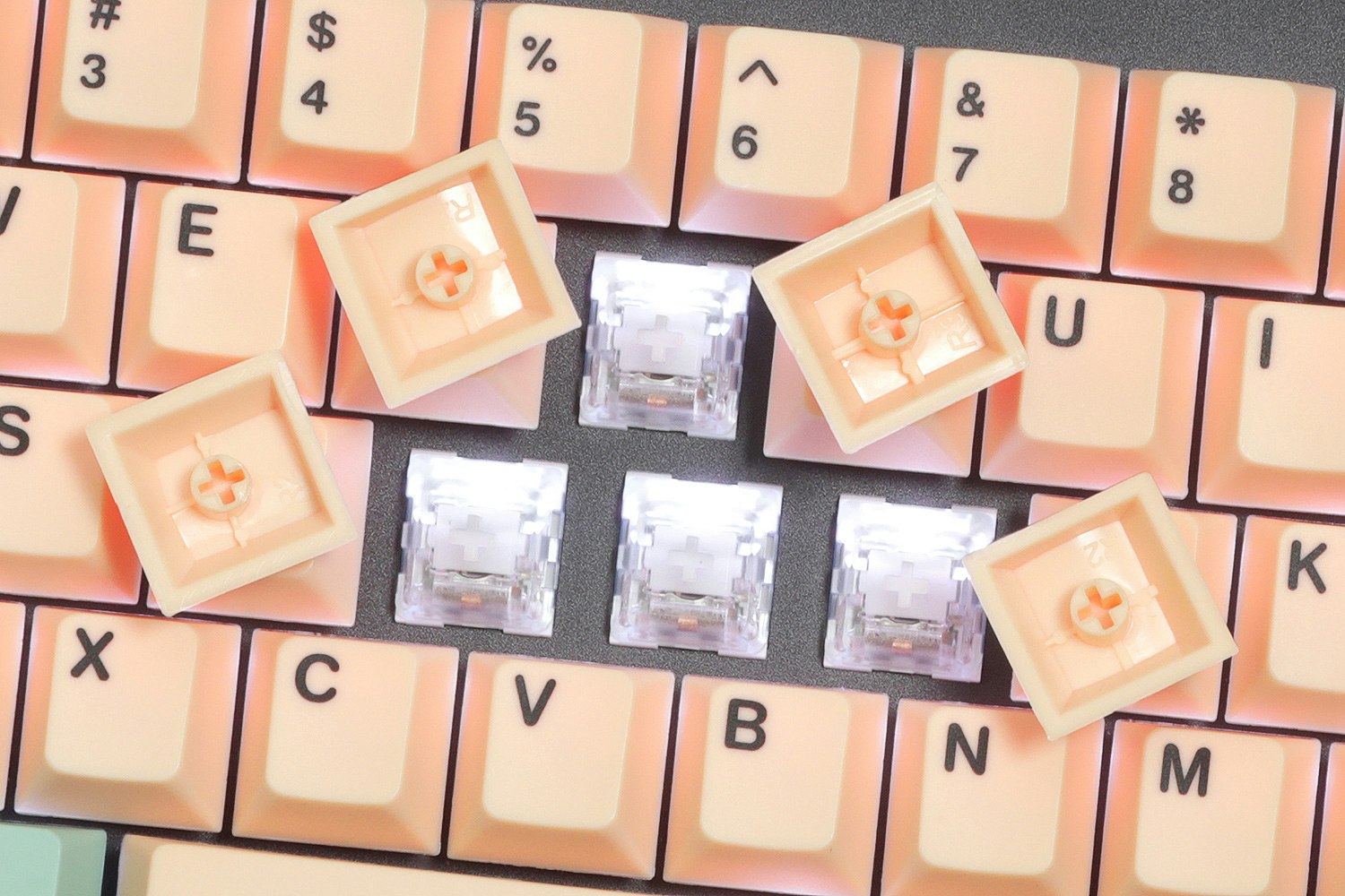 Artifact Bloom Series Keycap Set: Matcha Mango | Mechanical Keyboards ...