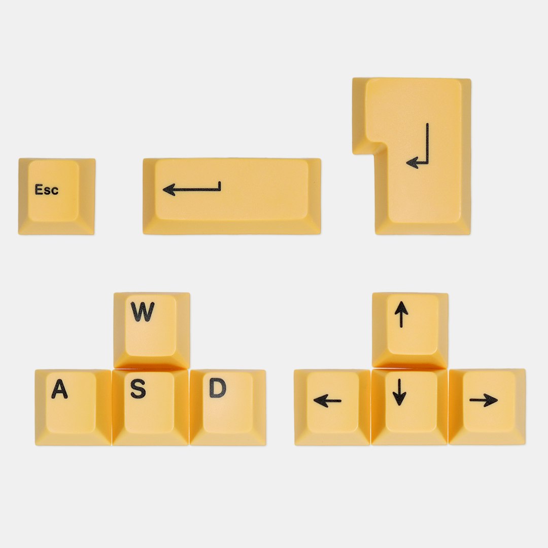 Artifact Bloom Series Keycap Set: Yellow Accents | Mechanical Keyboards ...