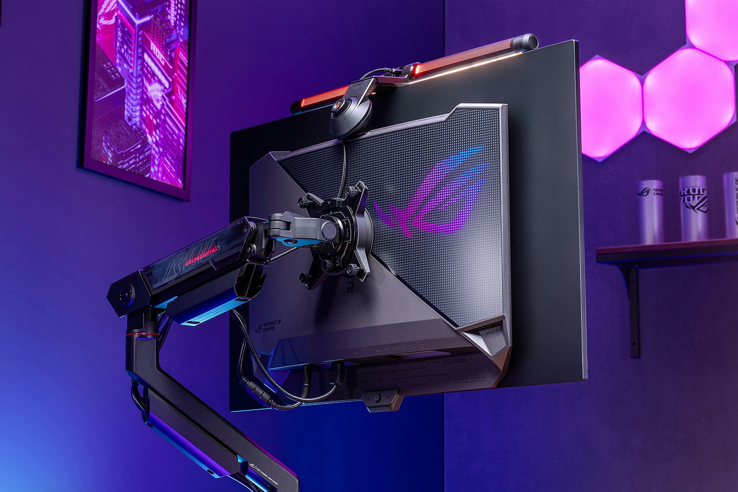 ASUS ALB01 ROG Aura Monitor Light Bar | Battlestations | Lighting ...