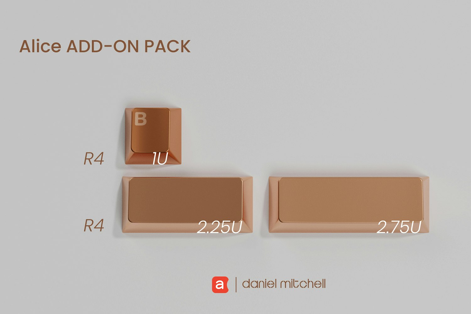 Awekeys Copper Eagle Metal Keycap Set | Mechanical Keyboards | Keycaps ...