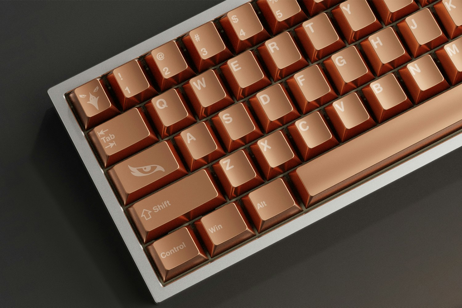 Awekeys Copper Eagle Metal Keycap Set | Mechanical Keyboards | Keycaps ...