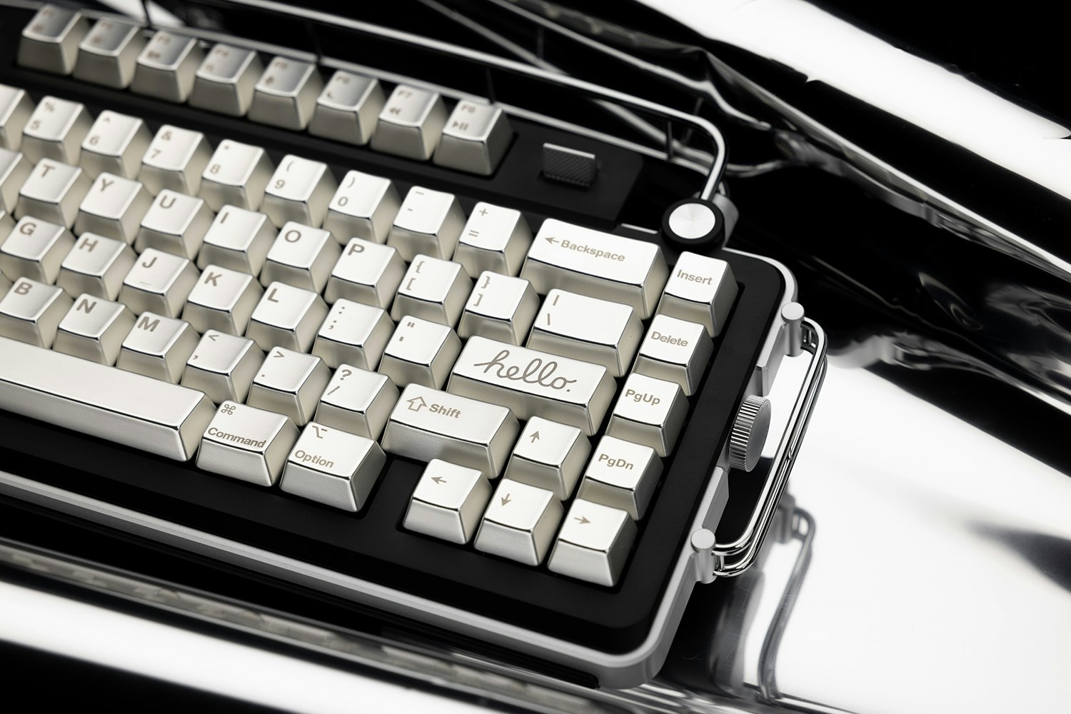 Awekeys Hello Silver Metal Keycap Set | Mechanical Keyboards | Keycaps ...