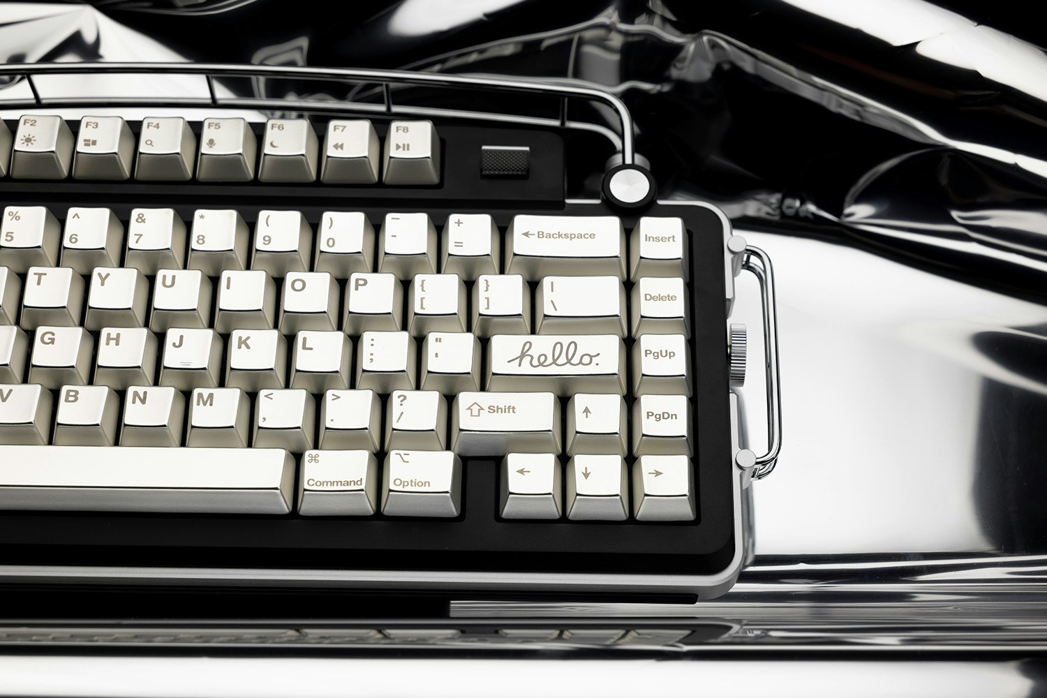 Awekeys Hello Silver Metal Keycap Set | Mechanical Keyboards | Keycaps ...