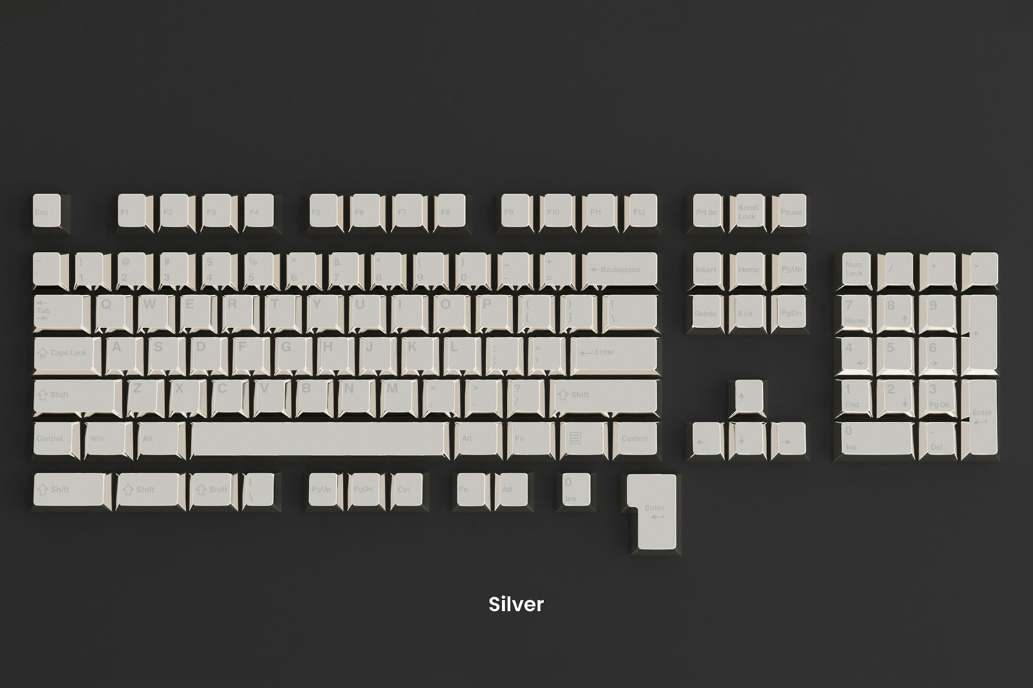 Awekeys Recycled Metal Special Edition Keycap Set | Mechanical ...