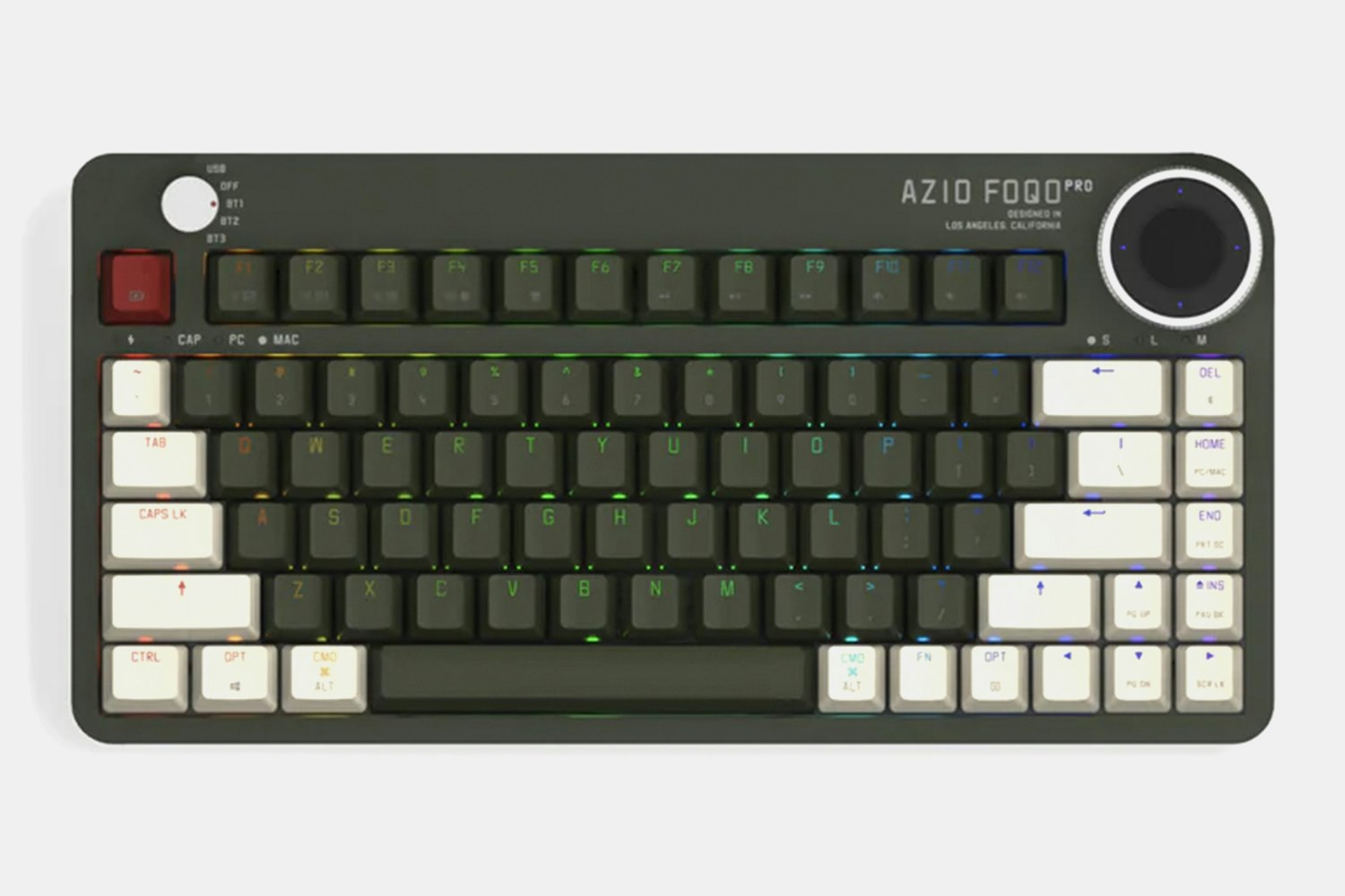 Azio FOQO Pro Wireless Hot-Swappable Mechanical Keyboard | Mechanical ...