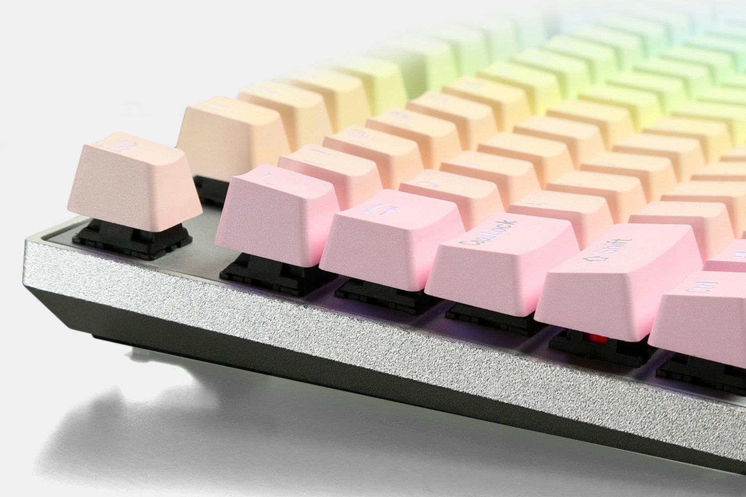 Backlit Doubleshot Gradient PBT Keycap Set | Mechanical Keyboards ...