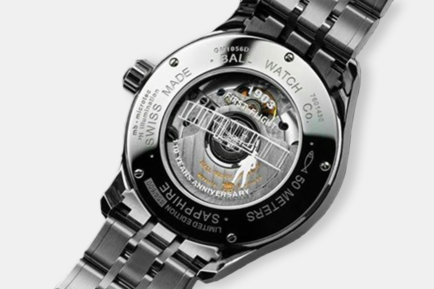 Ball Trainmaster First Flight Automatic Watch | Watches | Pilot Watches ...