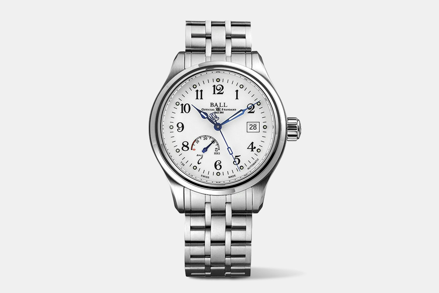 Ball Trainmaster Power Reserve Automatic Watch | Watches | Pilot ...