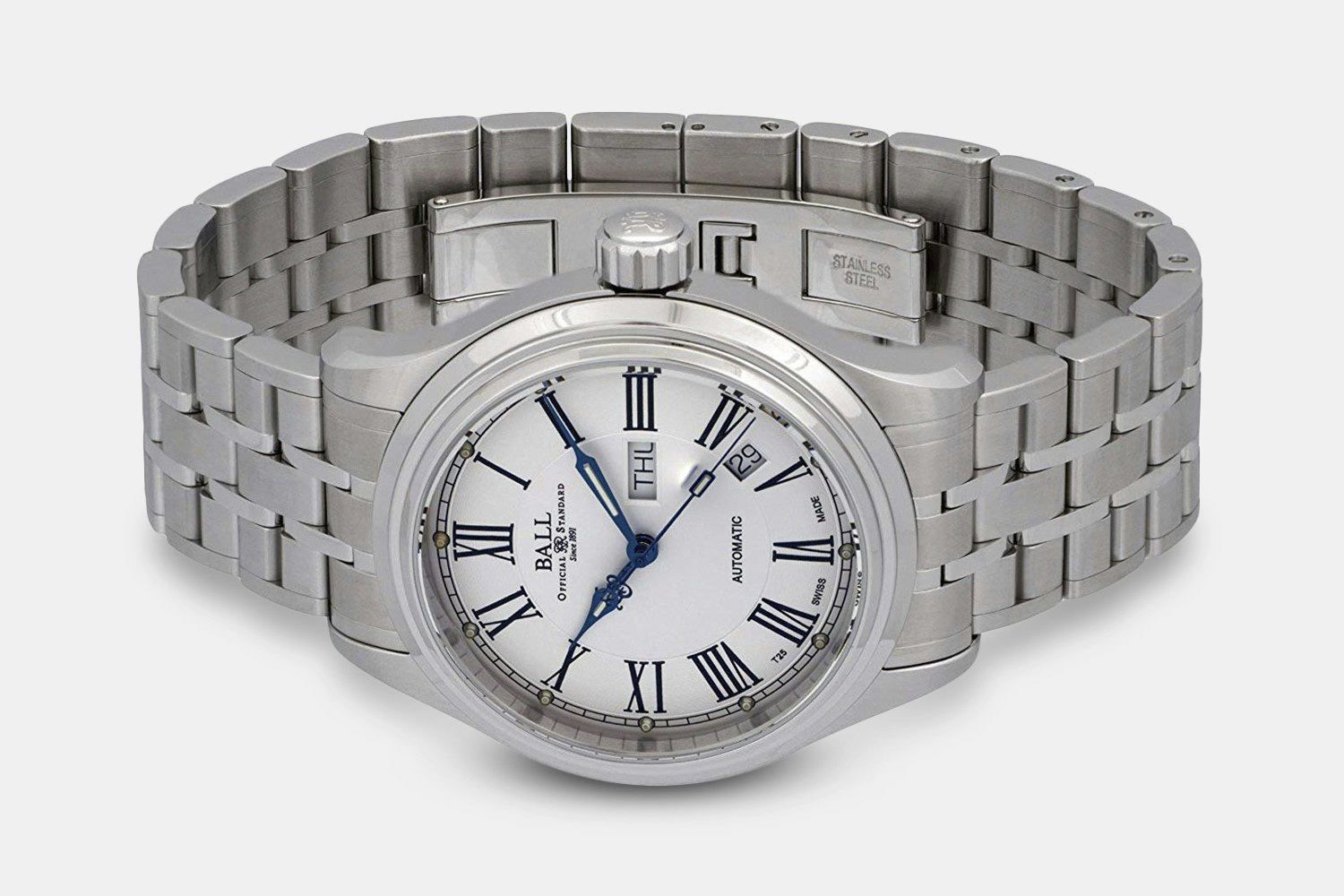 Ball Trainmaster Roman Automatic Watch | Watches | Dress Watches | Drop