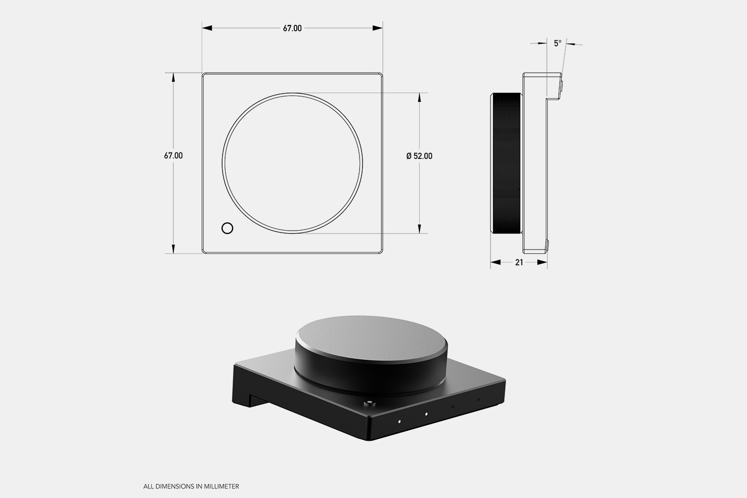 Binepad knobX1 Rotary Encoder Knob | Mechanical Keyboards | Components ...
