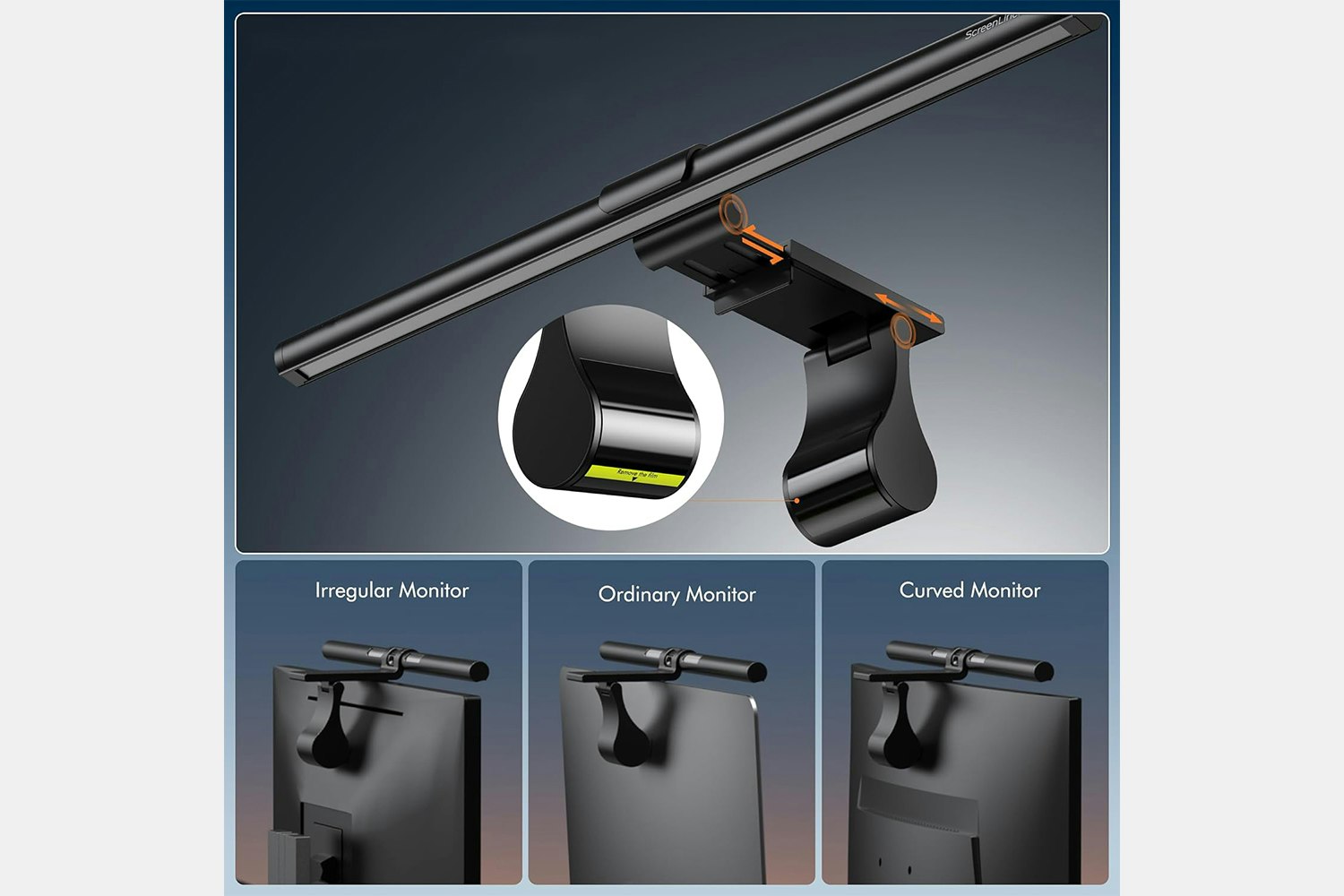 Binepad ScreenLiner Monitor Light | Battlestations | Lighting | Light Bars | Drop