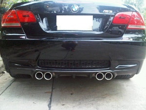BMW E92 M3 Carbon Fiber Rear Diffuser | Drop