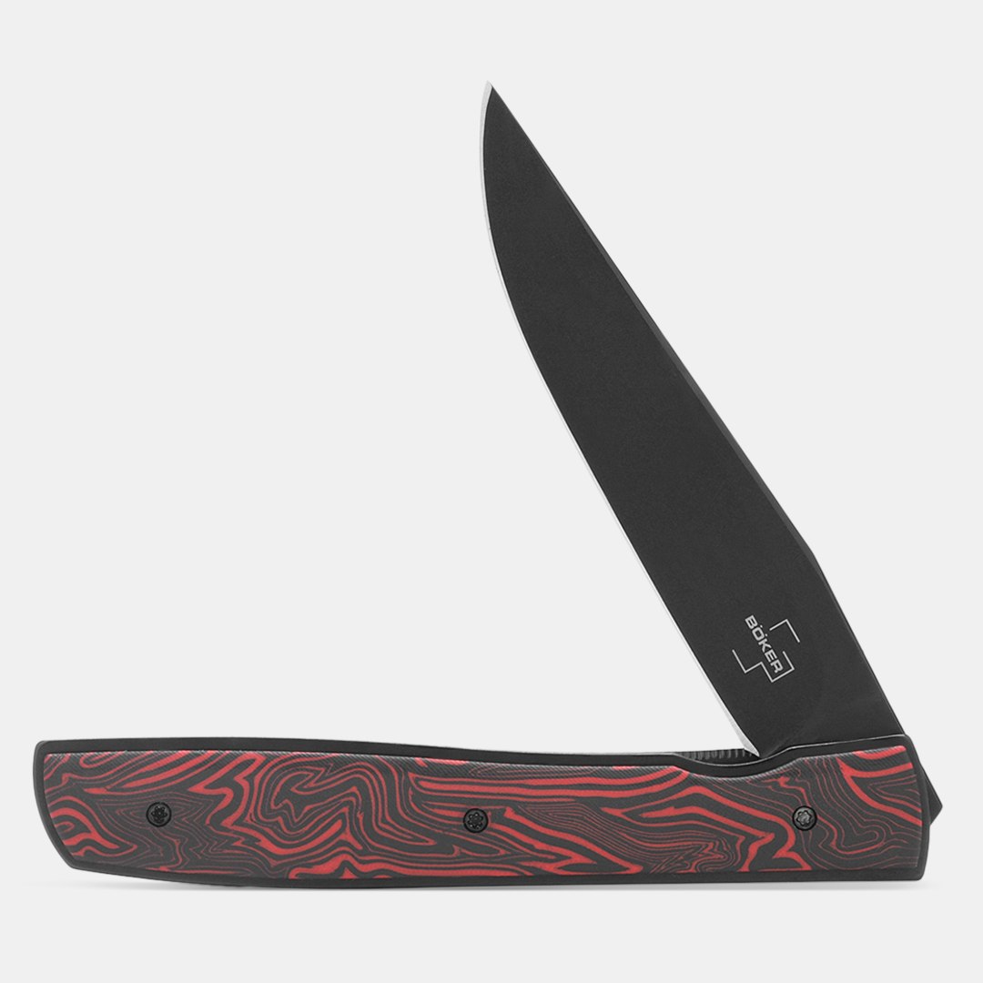 Boker Urban Trapper Red Swirl Micarta – Drop Exclusive | Knives ...