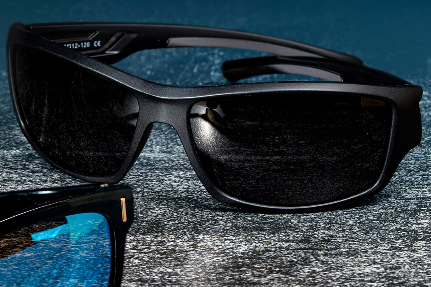 Breed Aquarius Polarized Wrap Sunglasses - Black - Black | More Community Picks | Other | Drop