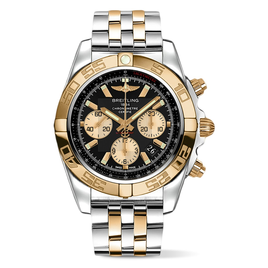 Breitling Two-Tone Chronomat 44 Automatic Watch | Price & Reviews | Drop