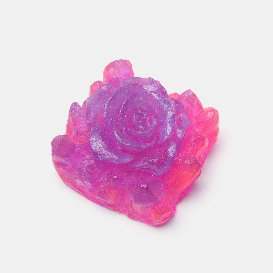 Bubble Keys Crystal Echeveria Resin Artisan Keycap | Mechanical ...