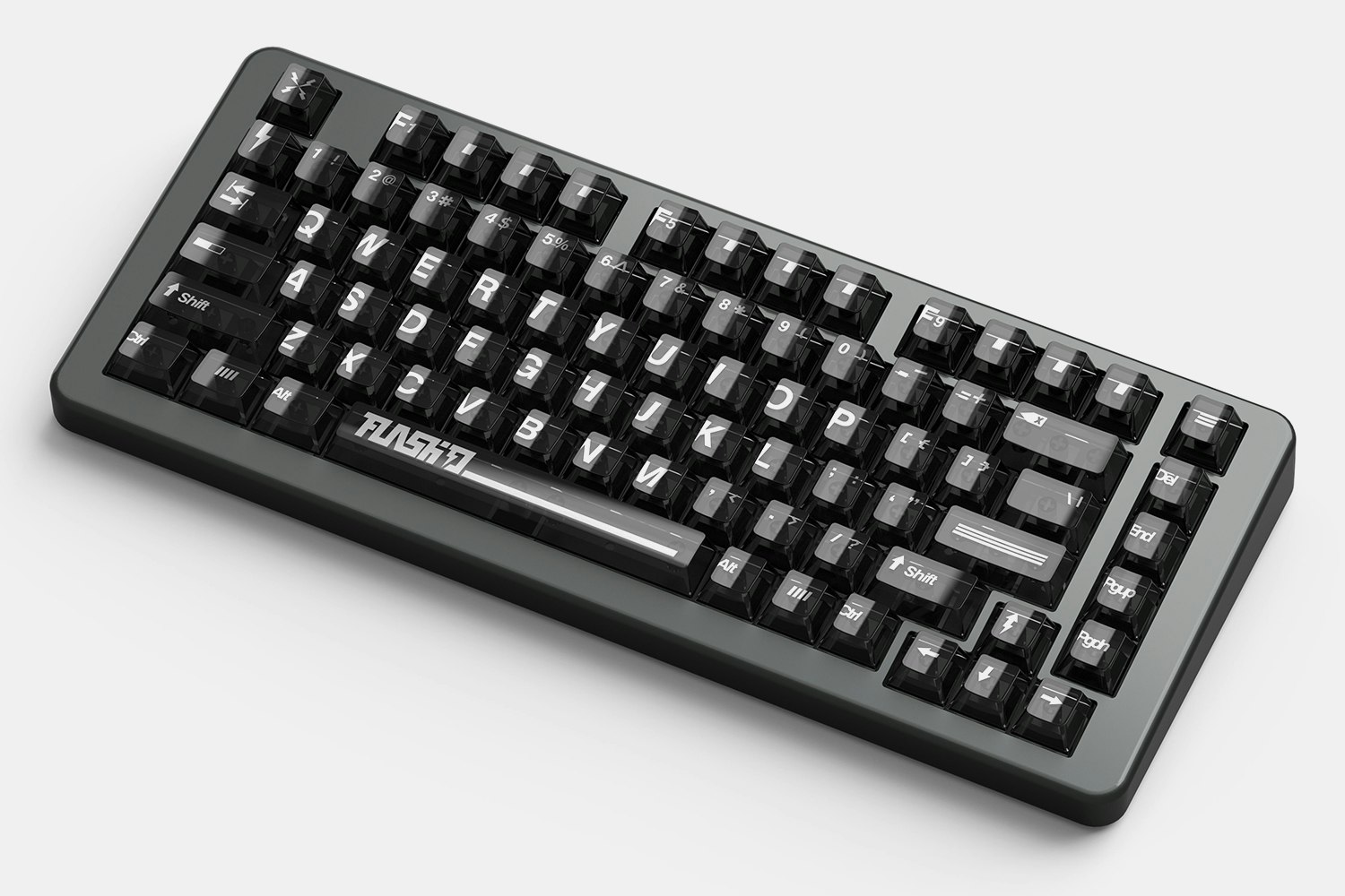 Buger x Gyeong-Min [Flash] Transparent PC Keycap Set | Mechanical ...