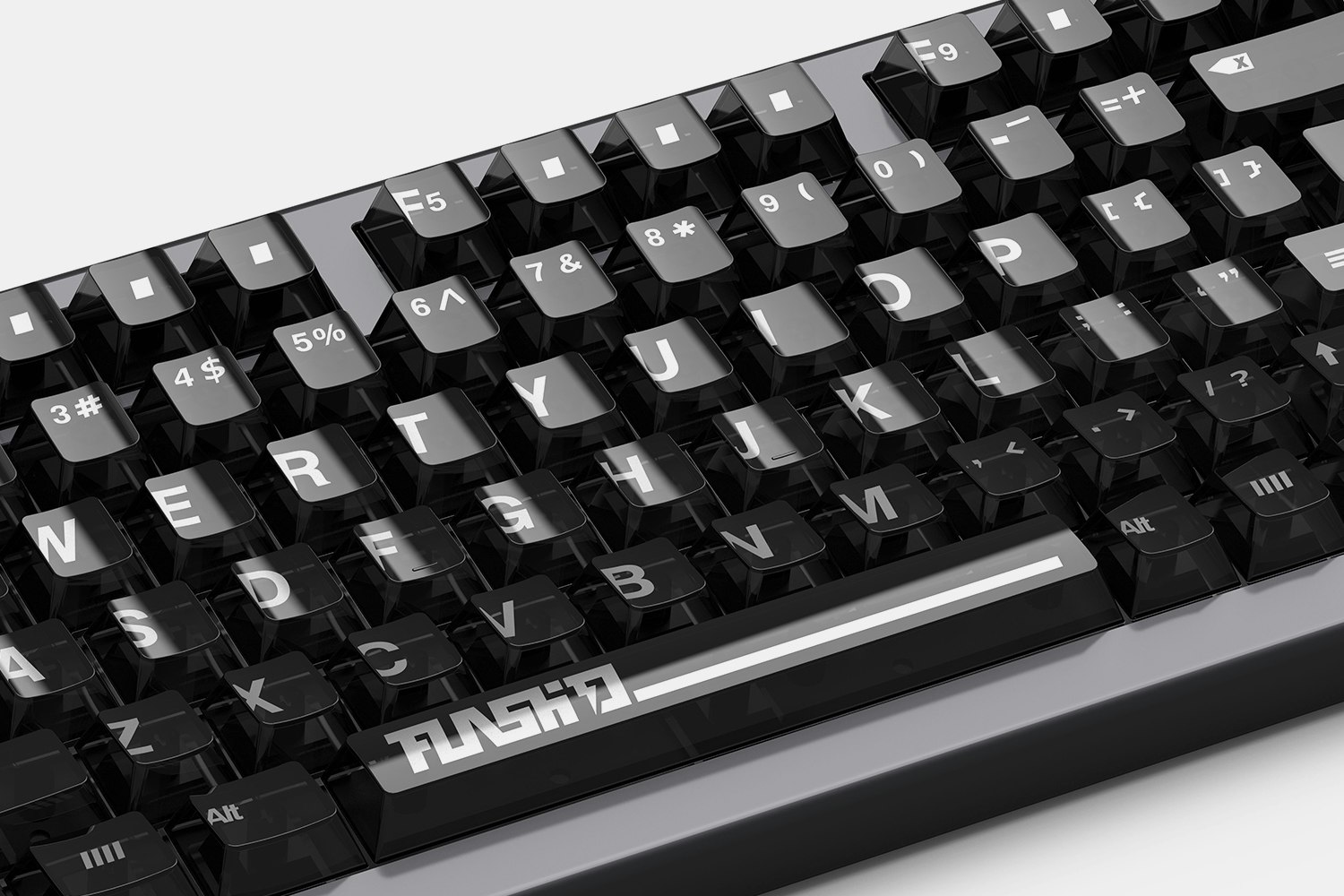 Buger x Gyeong-Min [Flash] Transparent PC Keycap Set | Mechanical ...