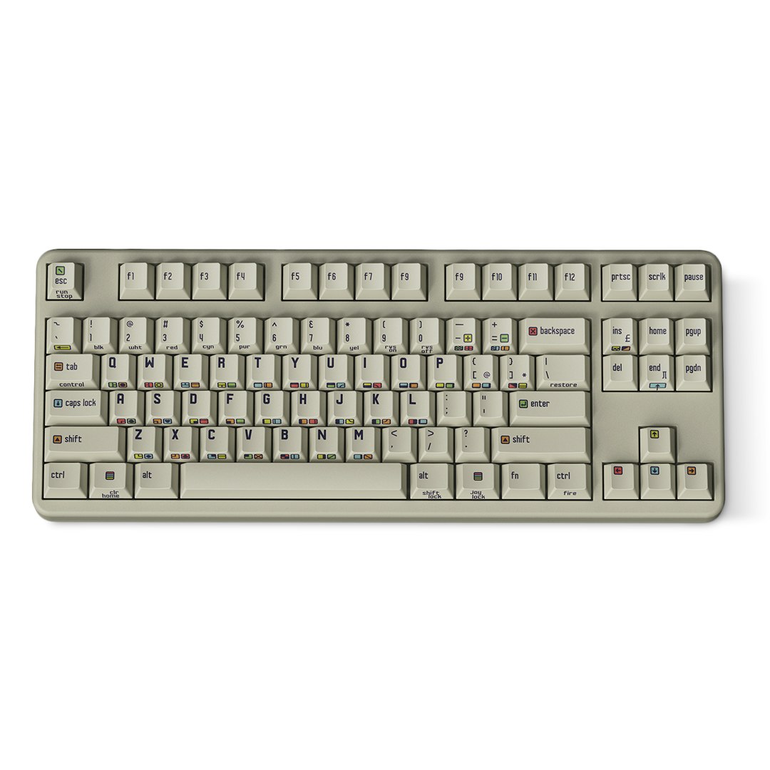 Buger & Hammerworks CRP C64 Dye-Subbed Keycap Set | Price & Reviews | Drop